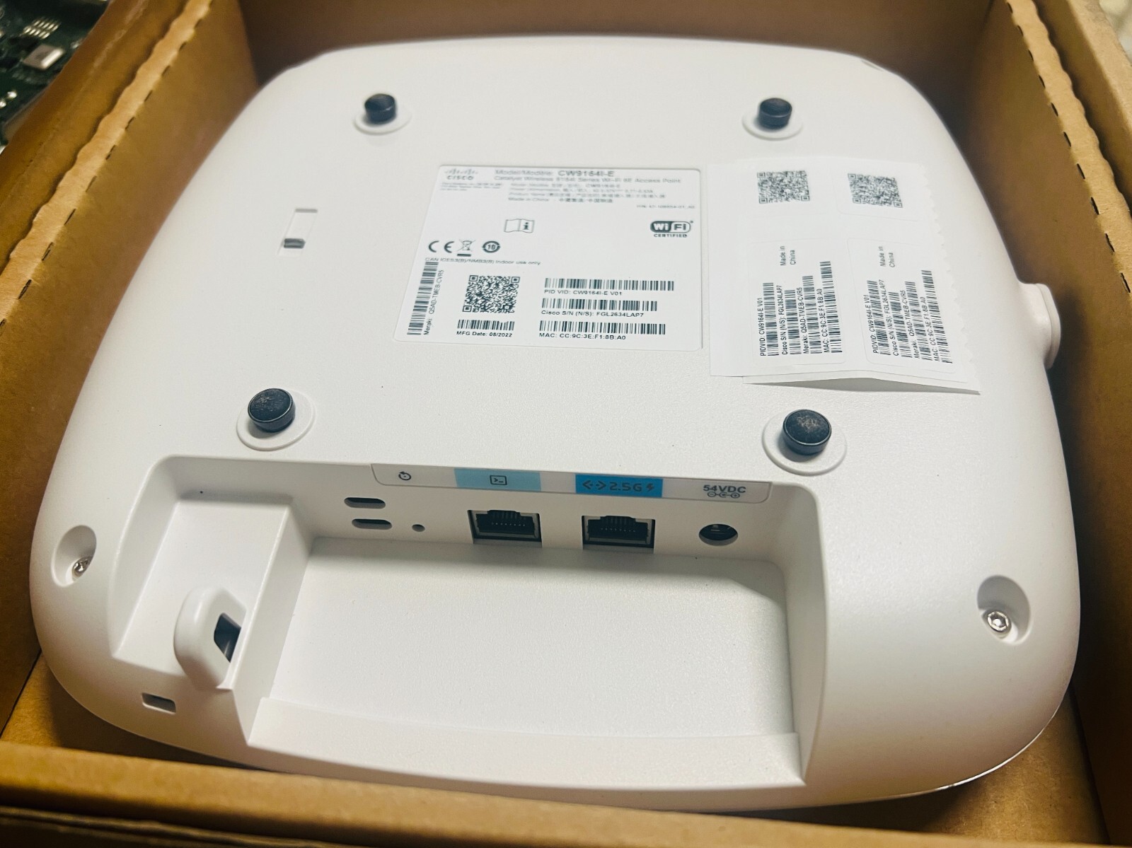 Cisco CW9164I-E Catalyst 9164I AP W6E tri-band 4x4 Reg-E | eBay