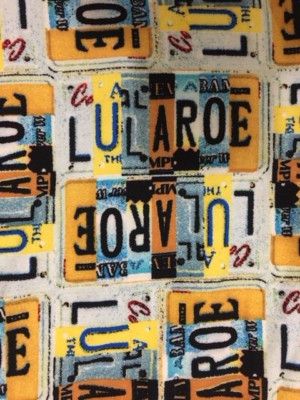 LuLaRoe Leggings ~ TC2 ~ License Plates ~ LLR LULAROE ~ American Dream ...