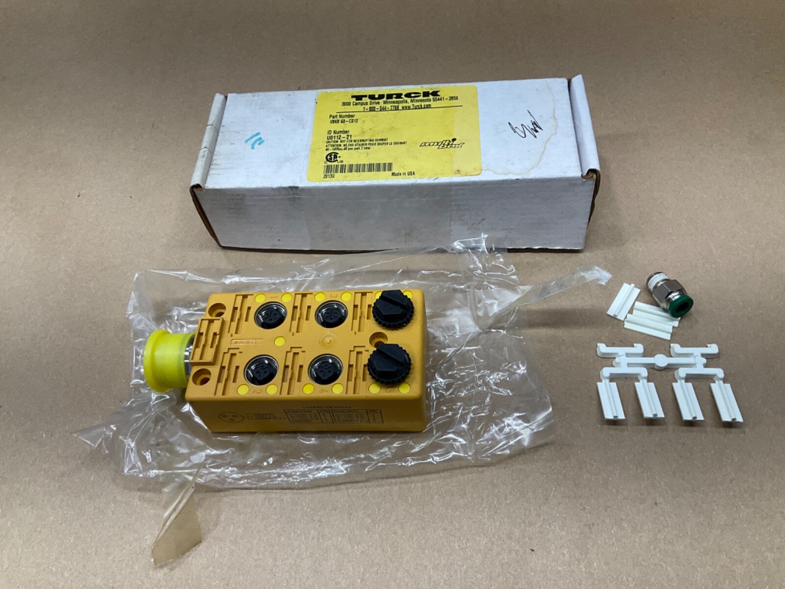 Turck VBKB 60-CS12 Multifast Multibox 6 Port Junction Box U0112-21 ...