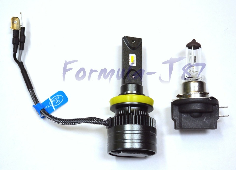 LED Kit G8 100W H9B 8000K Icy Blue Two Bulbs Head Light High Beam ...