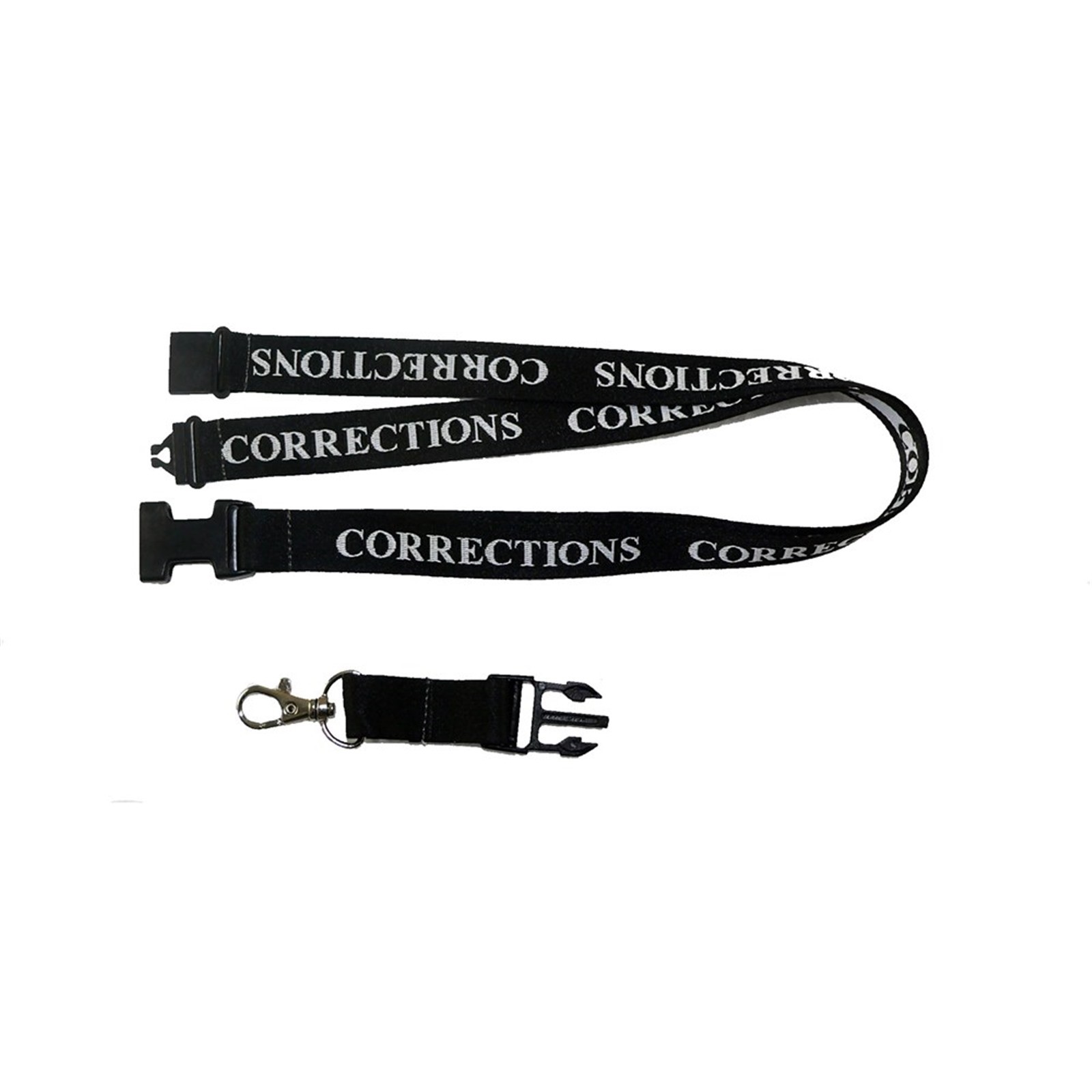 Corrections Lanyard Security ID Card Holder Key Ring Prisons Guard ...