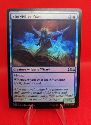 MTG Storyteller Pixie Foil 313 Wilds of Eldraine Magic | eBay