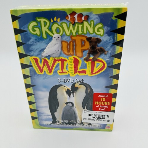 Growing Up Wild - Box Set (DVD, 2006, 3-Disc Set) BRAND NEW SEALED ...