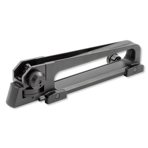 Carry Handle w/ Rear Sight Picatinny Weaver Rail Mount Black | eBay