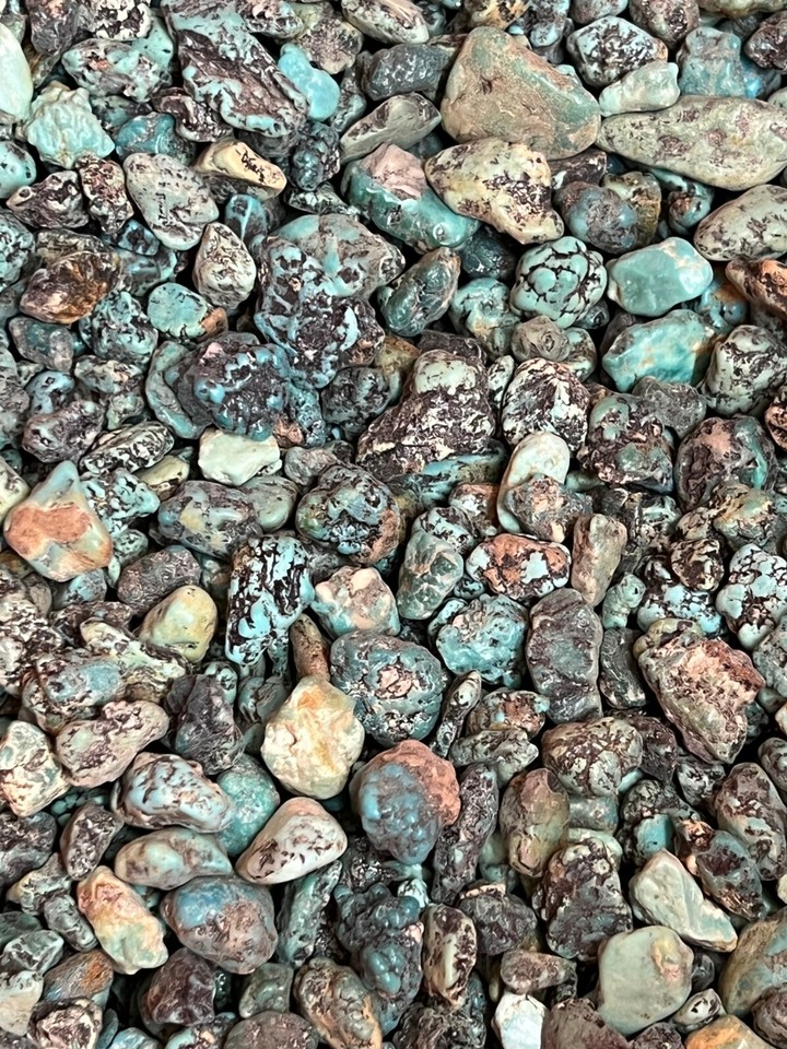 Turquoise Rough 20 LB of Stabilized American Turquoise Fox Mine cutting ...