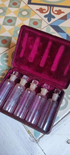 antique jahnckes perfume sample case c 1900 rare | eBay