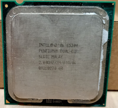 Processeur Intel® Pentium® E5300 2 Mo de cache, 2,60 GHz, bus frontal 800 MHz | eBay