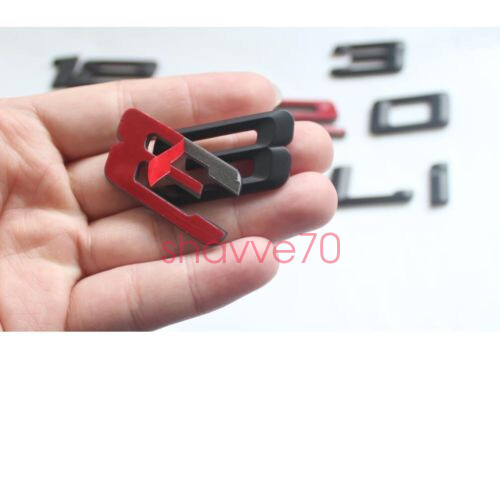 Black 325 i Number Trunk Letters Emblem Badge Emblems for BMW 3 Series ...