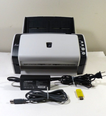 Fujitsu Fi-6130 Scanner COMPLETE SET (AC Adapter; USB Cable; USB Setup ...