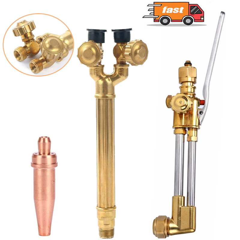 Brass Oxygen & Acetylene Regulators Set & Welding Fit Victor Gas Torch ...