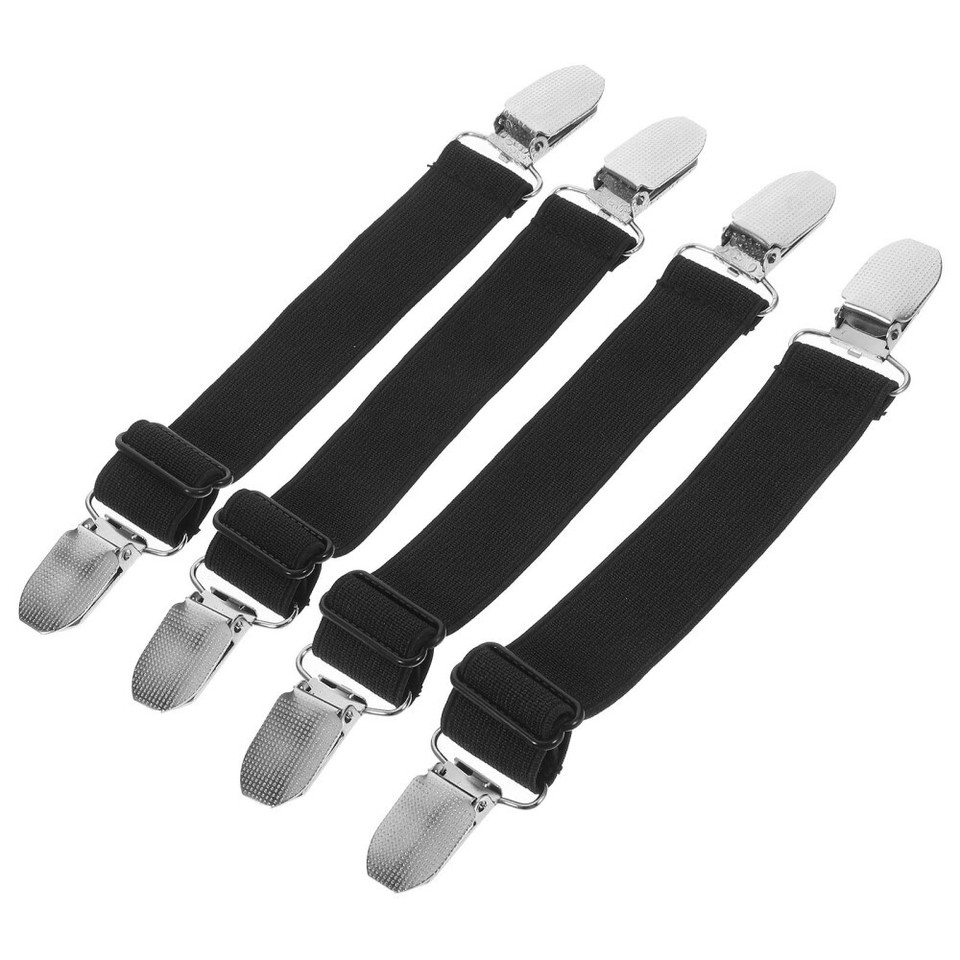 4pcs Adjustable Boot Clips for Motorcycle Riding Boot Straps Elastic ...