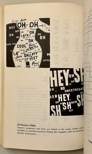 Anthology of Concrete Poetry, Something Else Press, 1967, 1st edition ...