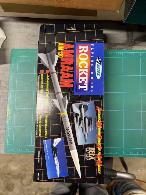 Estes, Flying Model Rocket, Amraam, #2153, NIB, Unopened, Factory ...