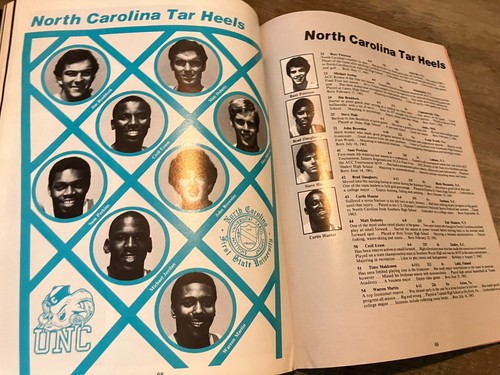 1983 Atlantic Coast Conference Basketball Tournament Program Michael ...