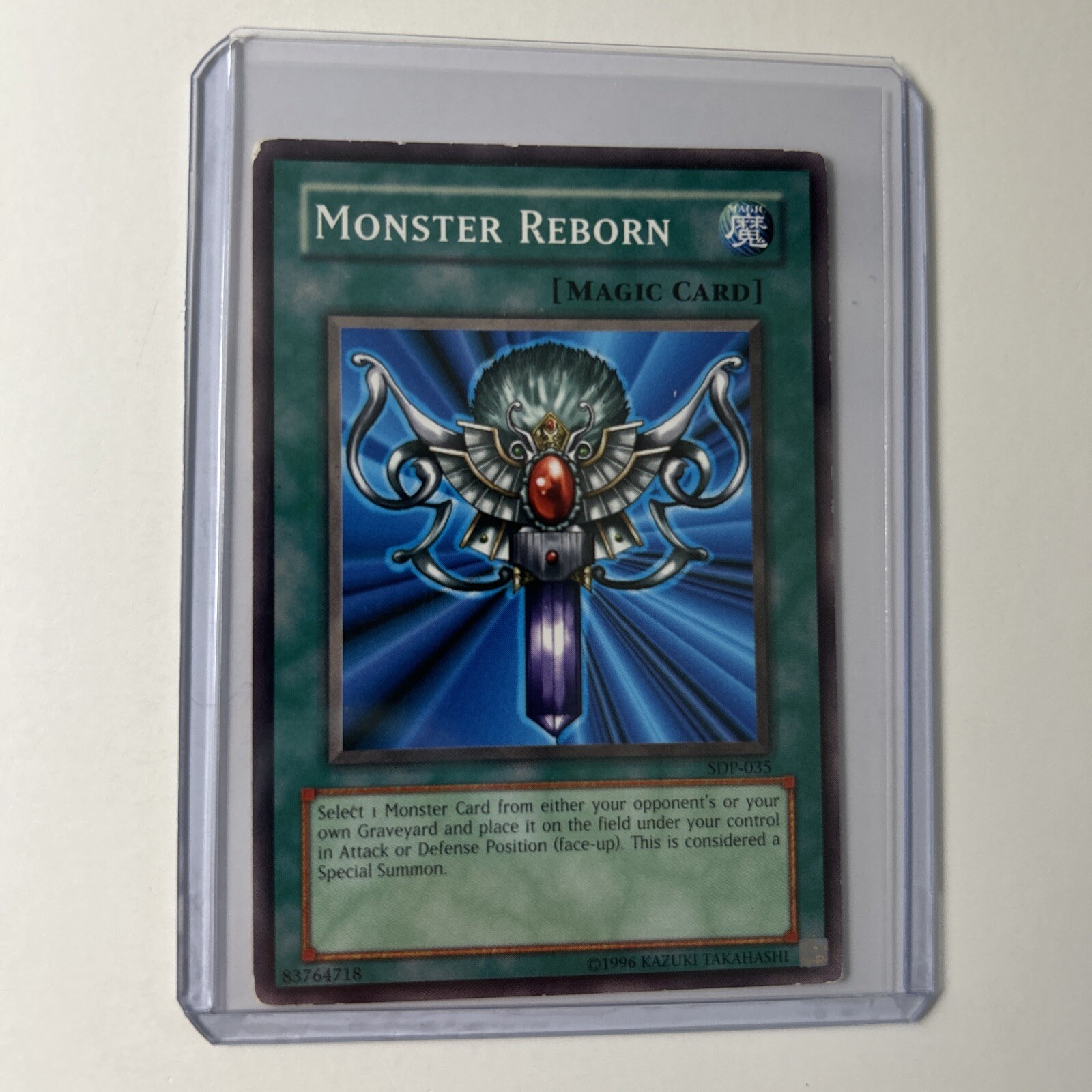 Monster Reborn SDP-035 Common Unlimited Yu-Gi-Oh Card MP-HP | eBay