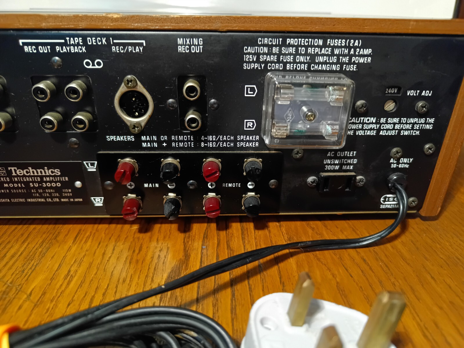 Vintage Technics SU-3000 Integrated Hi-Fi Separates Amplifier 70's MIJ ...