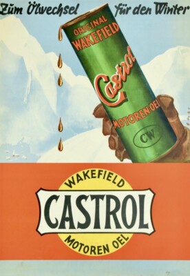 * CASTROL * Vintage Motor Oil Ad Artwork Image, Multiple sized Poster ...