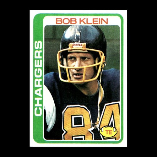 Bob Klein 1978 Topps San Diego Chargers #187 R308G 1 | eBay