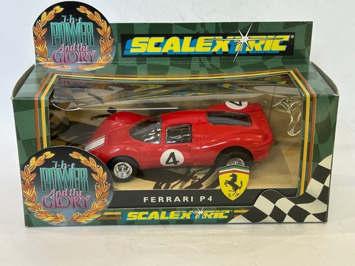 Scalextric C96 Ferrari P4 (Red) 1/32 scale slot car NIB | eBay