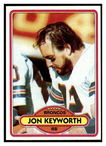 1980 Topps #22 Jon Keyworth Denver Broncos Excellent | eBay