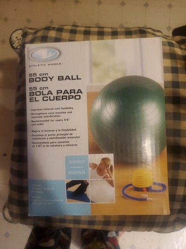 Athletic Works Exercise Ball 55cm Body Ball With Pump NIB | eBay