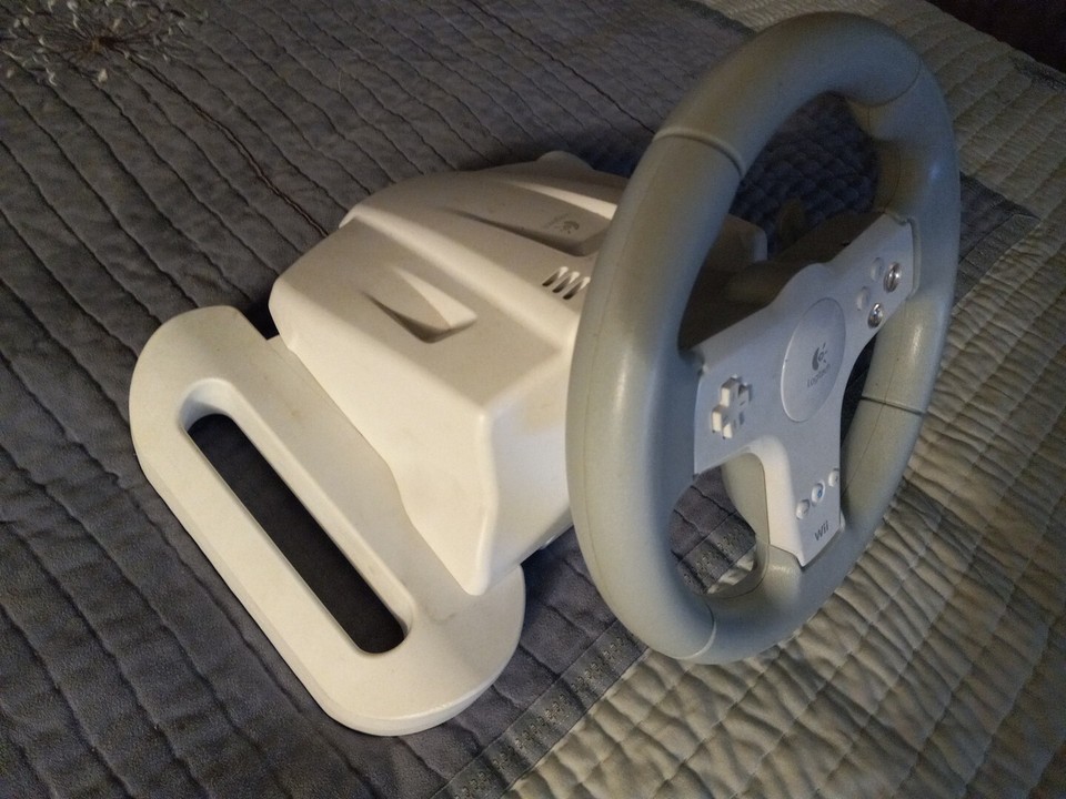 Nintendo Wii Steering Wheel Steering Wheel Logitech-NO dongle Or Power ...