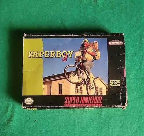 PaperBoy 2 Super Nintendo SNES Box & Inserts Only | eBay