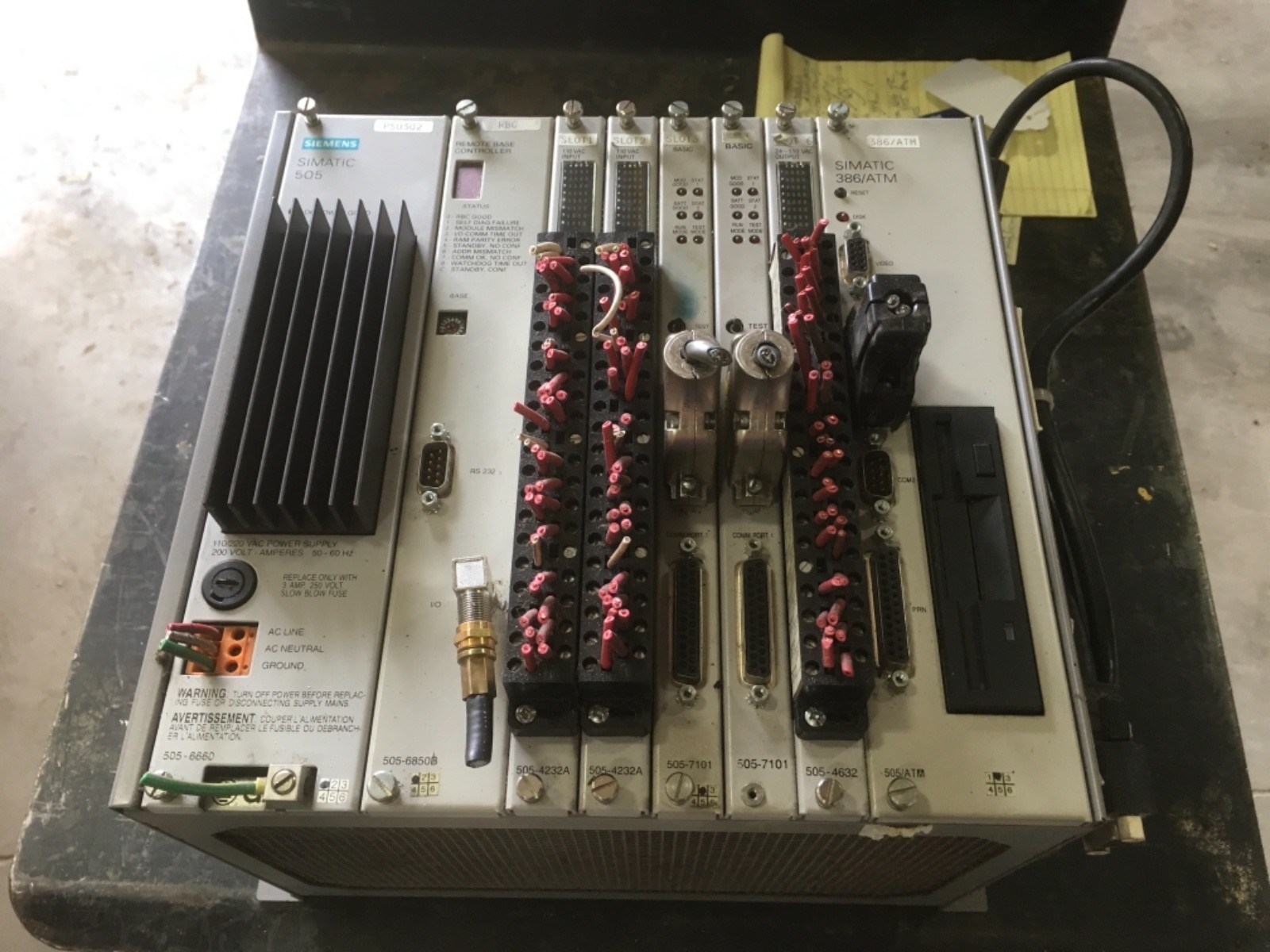 Siemens Simatic 505-6660, 505-6850B, 505-4232A, 505/ATM, 505-7101, 385 ...