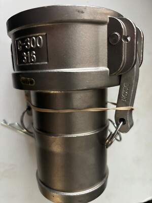 Dixon G300-C-SS 3" 316SS Type C C&G Coupler X Hose Shank | eBay