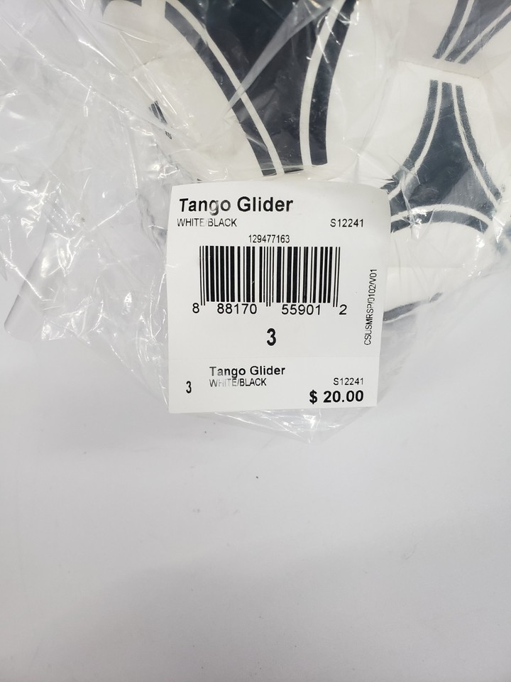 New Adidas Tango Glider Soccer Ball - White / Black - Size 3 | eBay