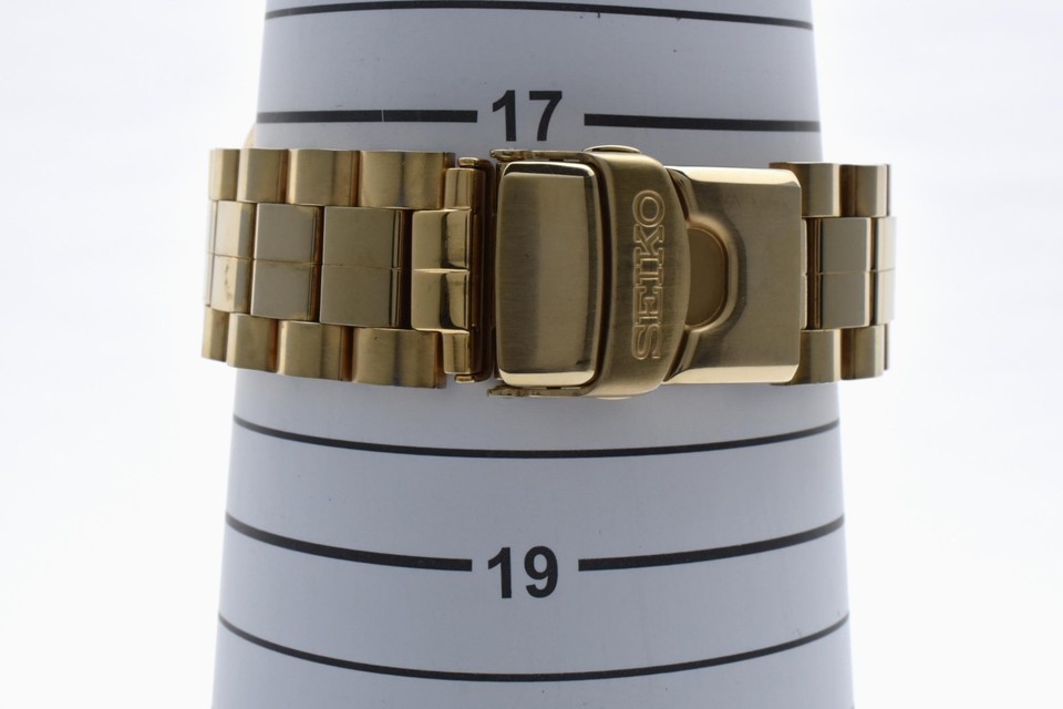 【NEAR MINT】 SEIKO 7T62-0EB0 Flightmaster Chronograph Quartz Gold Men's ...