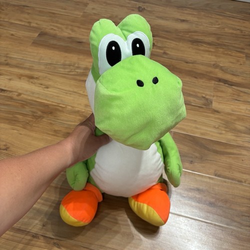 Super Mario Bros Yoshi Jumbo Plush 20” Large Stuffed Animal/ Plush Toy ...