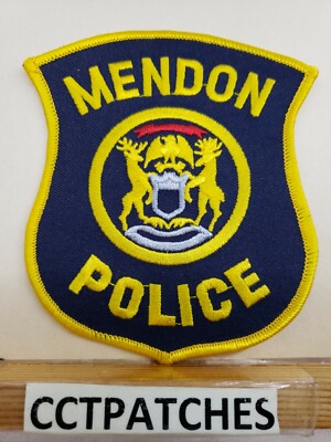 MENDON, MICHIGAN POLICE SHOULDER PATCH MI | eBay