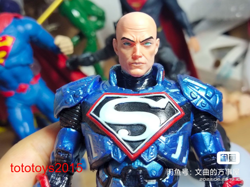 1:6 1:12 1:18 Superman Lex Luthor Head Sculpt For Male 12'' 6'' 3.75 ...
