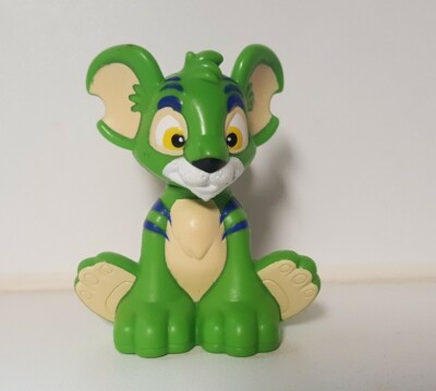 NEOPETS KOUGRA 2007 Burger King Toy Green Blue Stripe Figure | eBay