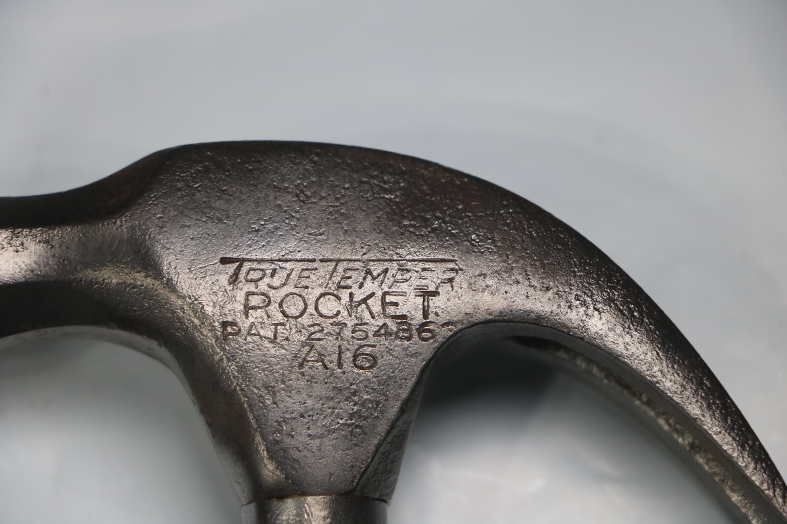 Vintage TRUE TEMPER ROCKET # A16 Hammer Curved Claw Fluted Hammer ...