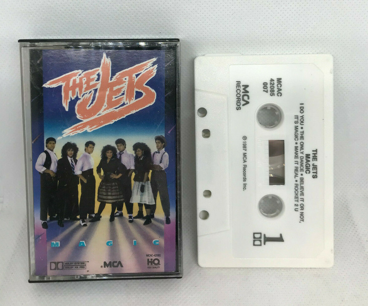 The Jets Magic Cassette Tape 1987 Vintage Audio Pop Music MCAC-42085 ...