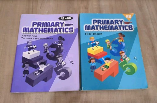 Singapore Primary Mathematics 6B Textbook & 4A-6B Answer keys ...