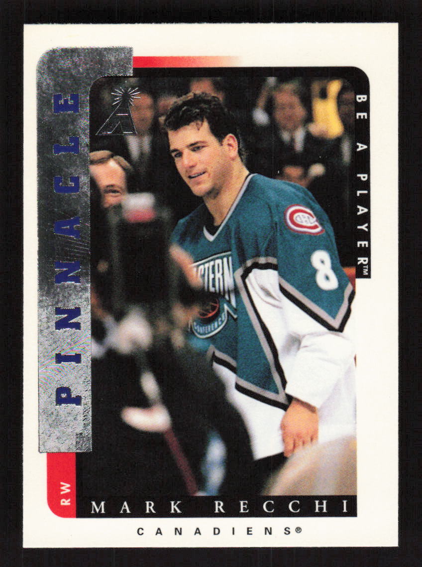 1996 Pinnacle Be a Player #20 Mark Recchi Montreal Canadiens | eBay