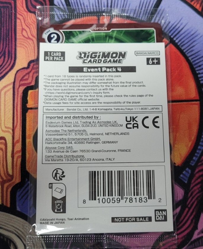 Offensive Plug-In A Event Pack 4 SEALED NEW PROMO EX2-066 C Digimon ...