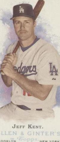 2006 Topps Allen & Ginter's - Jeff Kent #40 Mini Allen & Ginter Back ...