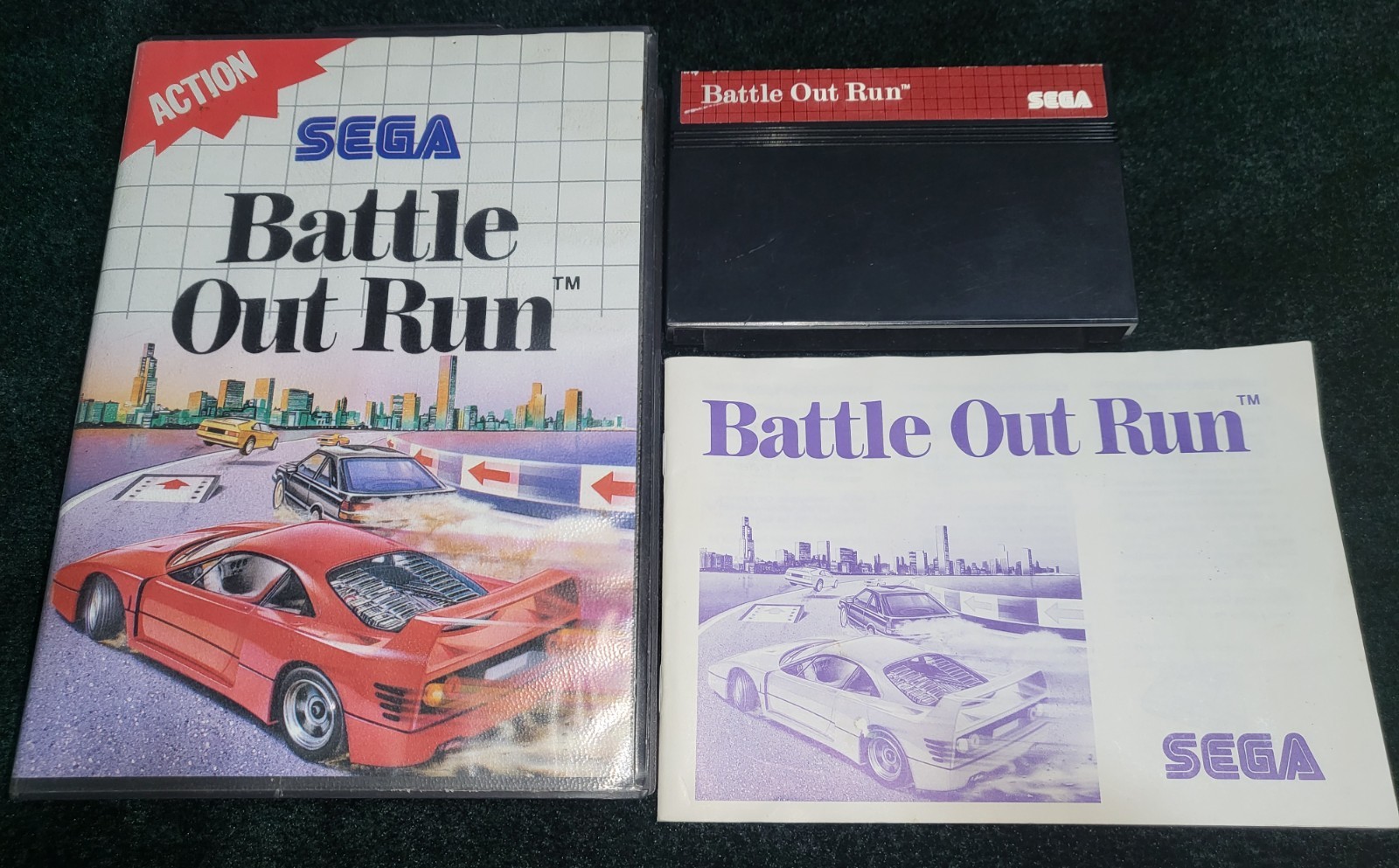 Battle Out Run. Complete CIB. Sega Master System. PAL. Good Condition ...