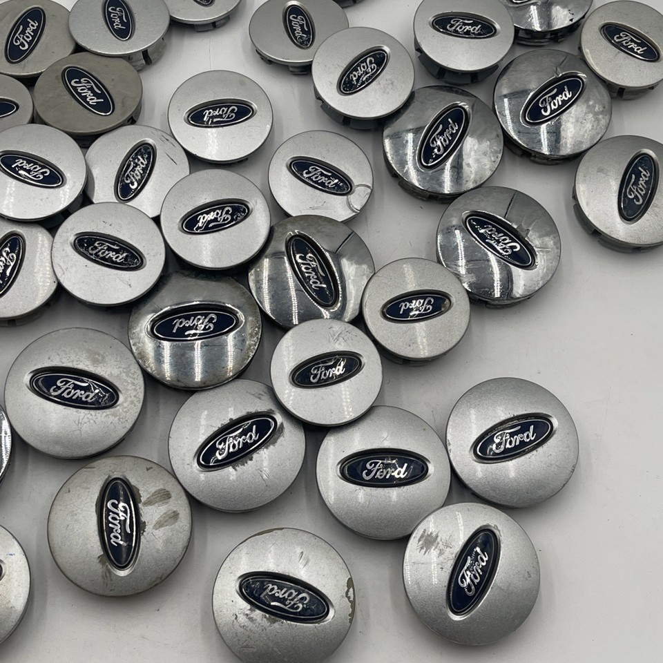 HUGE LOT Of Ford Center Caps Multiple Sizes And Colors Gray Blue Silver ...