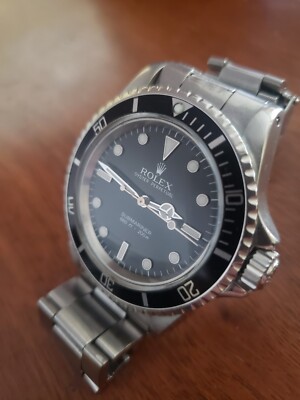 ROLEX SUBMARINER "ICONIC" 5513 ROLEX SERVICED SUB WITH SERVICE CARD ...
