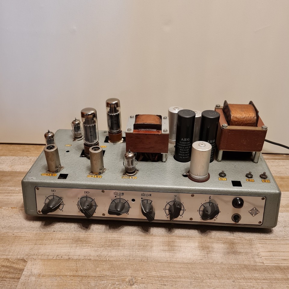 Telefunken ELA V 306/1 Röhrenverstärker EL34 ECC83 EF86 Siemens Amp ...