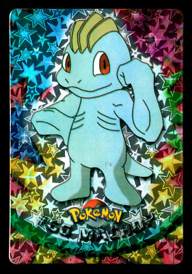 MACHOP #66 1990'S POKEMON TV ANIMATION SERIES STICKER VENDING HOLO ...