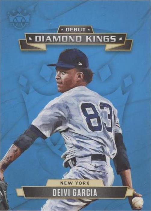 2021 Panini Diamond Kings - Debut Diamond Kings Deivi Garcia #DDK-NY ...