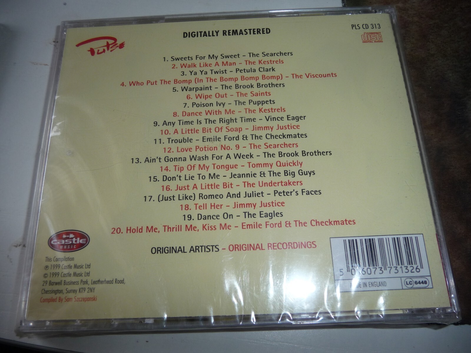 Dance+On%3A+20+Toe-Tapping+Faves+by+Various+Artists+%28CD%2C+1999%29 ...