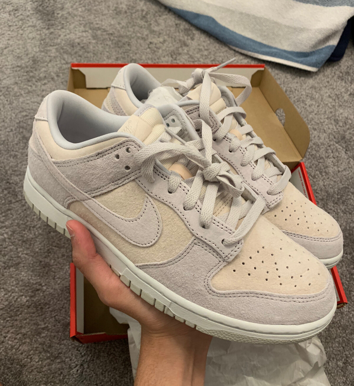 Nike Dunk Low Premium Vast Grey Uk7.5 | eBay