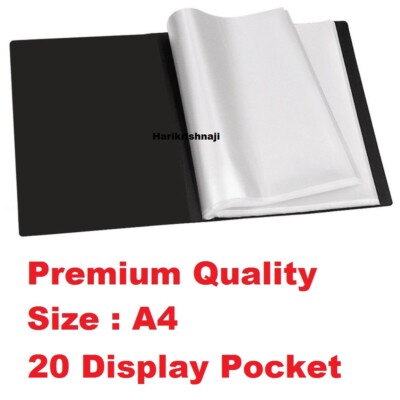 Flexicover A4 Display Book Presentation Folder Business Portfolios 20 ...